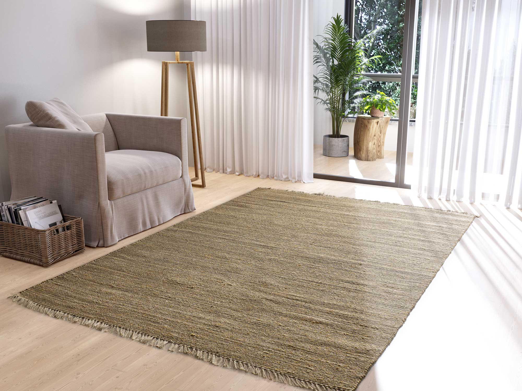 Alfombras de Yute Natural Biodegradable | Atticgo